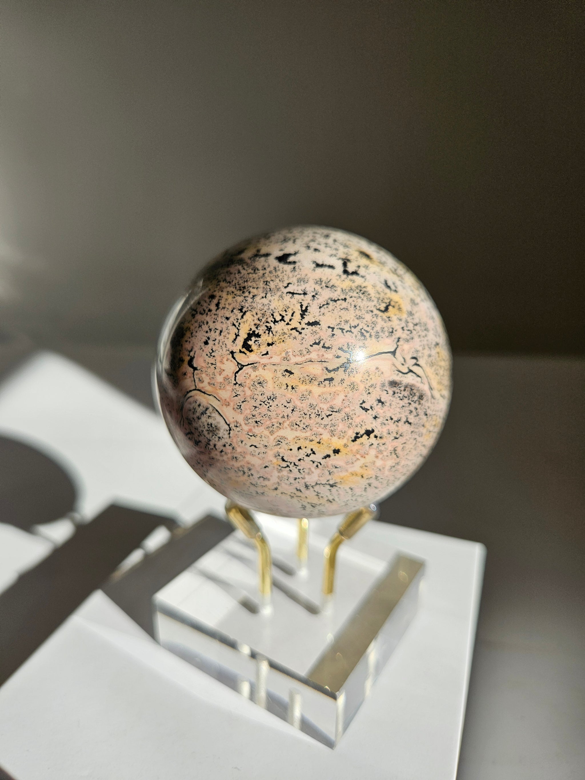 Dendritic Jasper Sphere 002